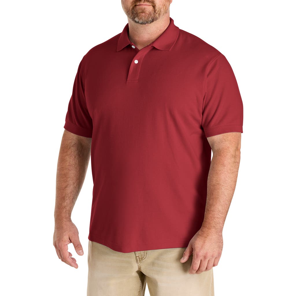 HARBOR BAY BY DXL big & tall piqué polo shirt